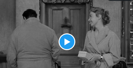 At the end of THE HONEYMOONERS Christmas episode, the cast surprised ...