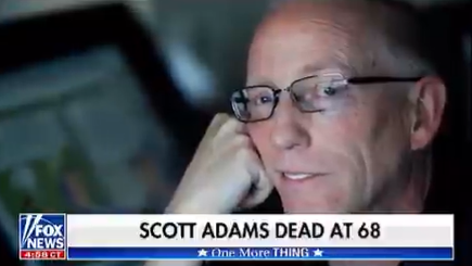 Fox News’ Greg Gutfeld just gave an emotional tribute to Scott Adams ...