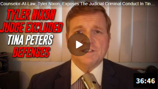 Counselor-At-Law, Tyler Nixon, Exposes The Judicial Criminal Conduct In ...